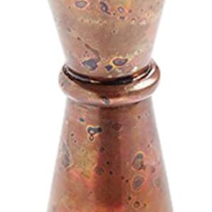 American Metalcraft ACJ4 Antique Copper Jigger, 1 oz. x 1.5 oz.