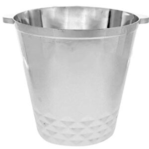 3pc Silver Tone Ice Bucket