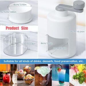 AXIM Ice Crusher Machine for Home,Snow Cone Machine Shaved Ice Machine with Ice Cube Trays for Party, Bars, Restaurants