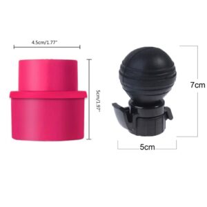 4Pcs Bottle Pump Cap,Fizz Keeper Pump Cap Plastic Soda Bottle Saver Stopper Vacuum Carbonated Pressure Cap Soda Fizzy Drink Push Type Saver Lid Manual Inflation Bottle Stopper