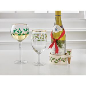 Lenox 870006 Hosting The Holidays Wine Coaster & Stopper Set