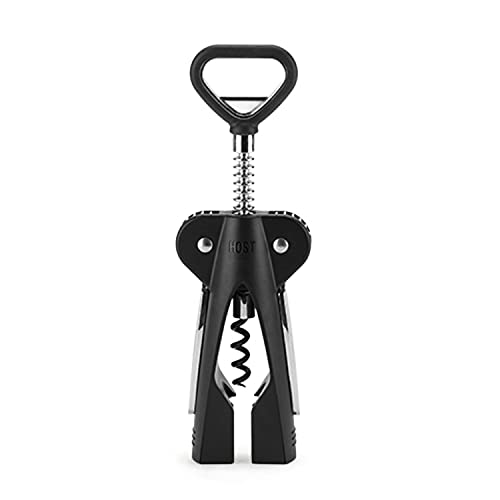 HOST Winged Corkscrew, Non-Stick Worm And Bottle Opener, 2-Blade Foil Cutter