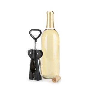 HOST Winged Corkscrew, Non-Stick Worm And Bottle Opener, 2-Blade Foil Cutter