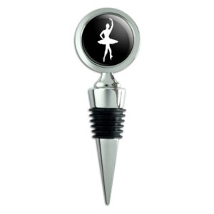 ballet ballerina wine bottle stopper