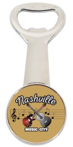 nashville tennessee music city trendy souvenir magnetic bottle opener