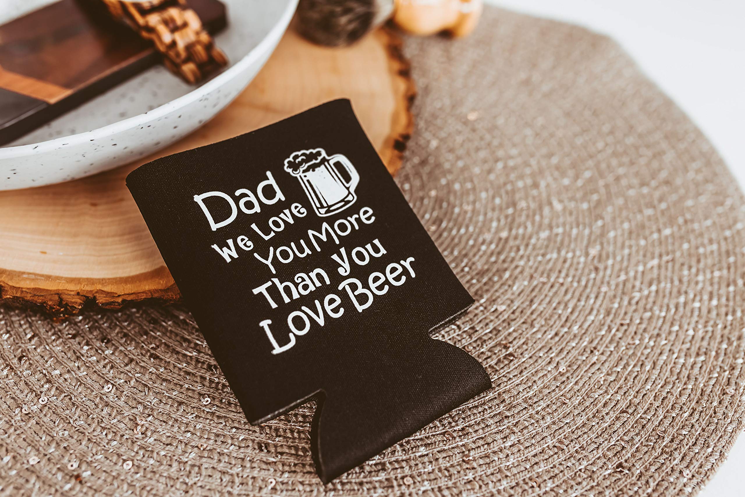 Funny Birthday Gift for Dad from Kid Son Daughter Idea Beer Can Holder Bottle Opener (Can Holder)