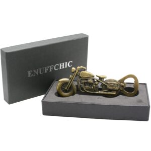 ENUFFCHIC Unique Motorcycle Bar Gift Ideas Beer Bottle Opener for Men Dad Boyfriend Bartender