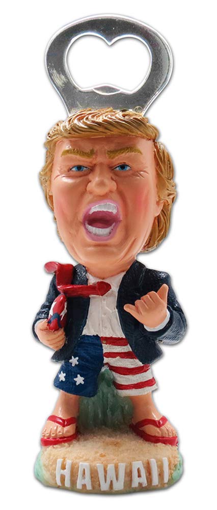 Trump with Surfboard Bottle Opener