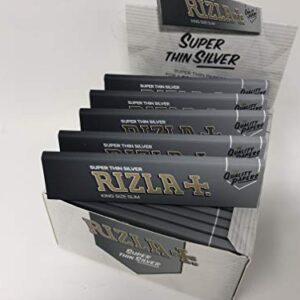 Rizla Rolling Paper, Silver, kingsize slim