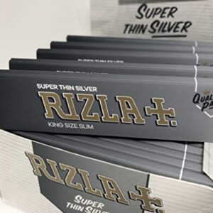 Rizla Rolling Paper, Silver, kingsize slim