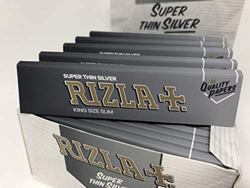 Rizla Rolling Paper, Silver, kingsize slim