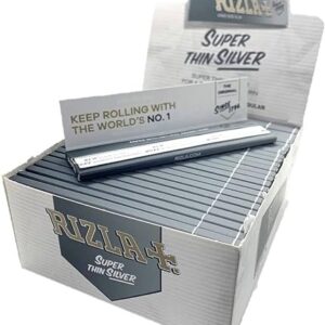 Rizla Rolling Paper, Silver, kingsize slim