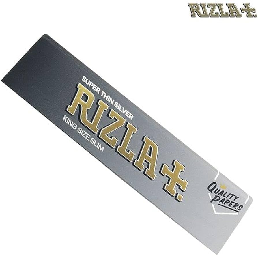 Rizla Rolling Paper, Silver, kingsize slim