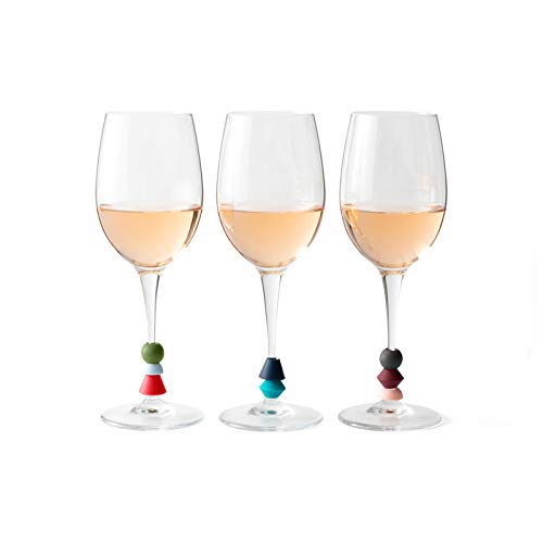 Rabbit Wine Charms, Set of 8, Assorted