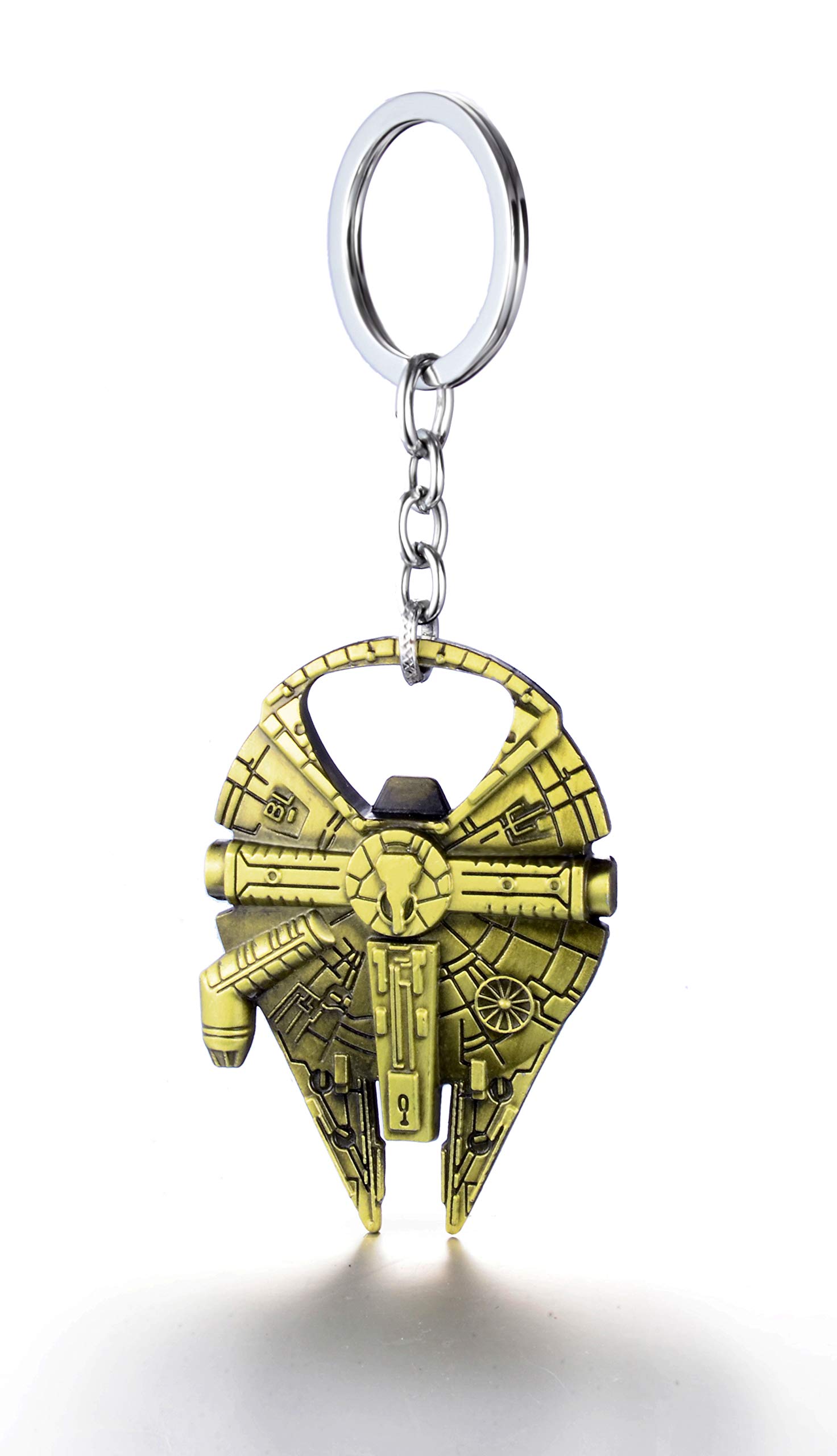 REINDEAR Star Wars Legendary Starship Millennium Falcon Metal Bottle Opener Keychain