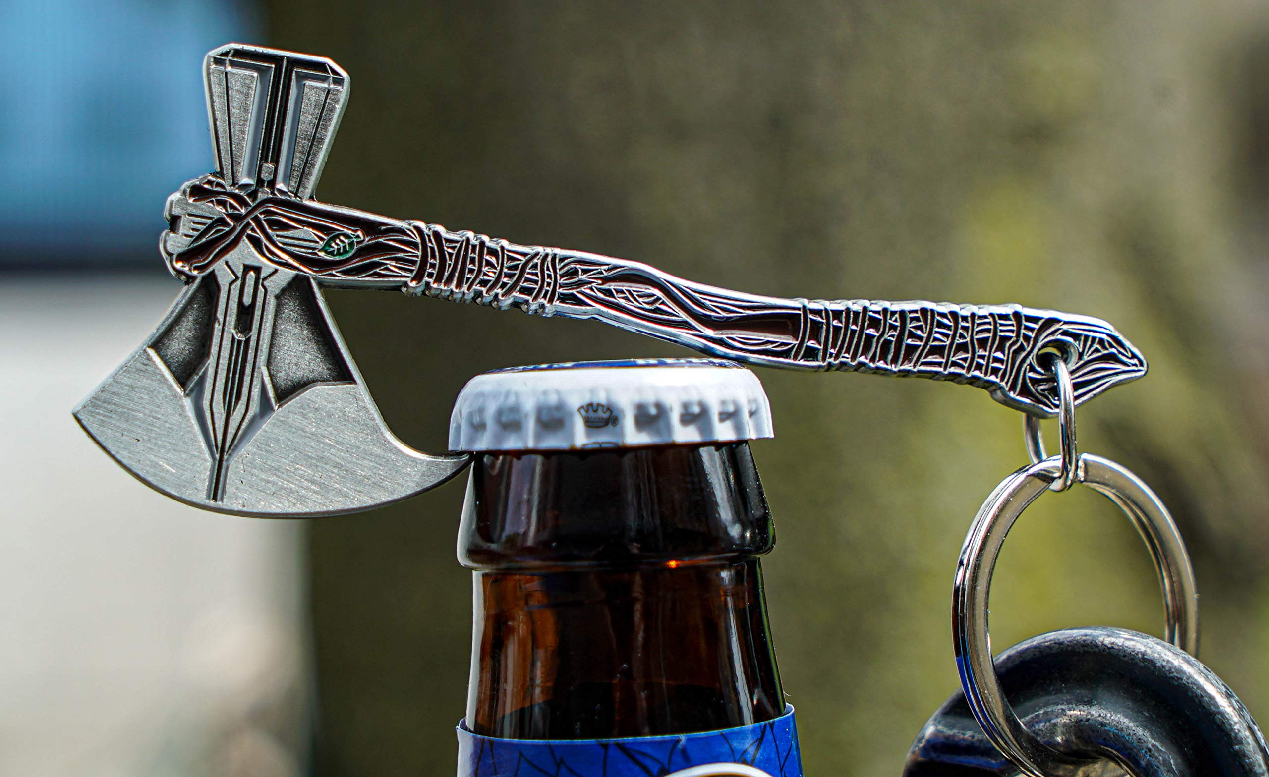 Stormbreaker Axe Bottle Opener Keychain