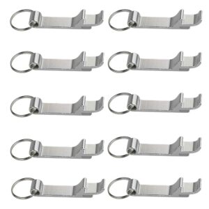 anbers keychain bottle opener, 10 packs mini pocket beer opener