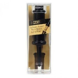 cork pops bottle opener black instant pop