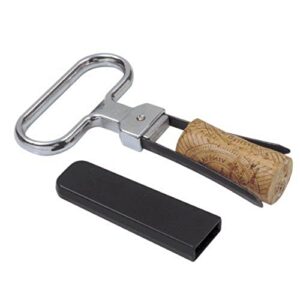 norpro cork puller, single, silver