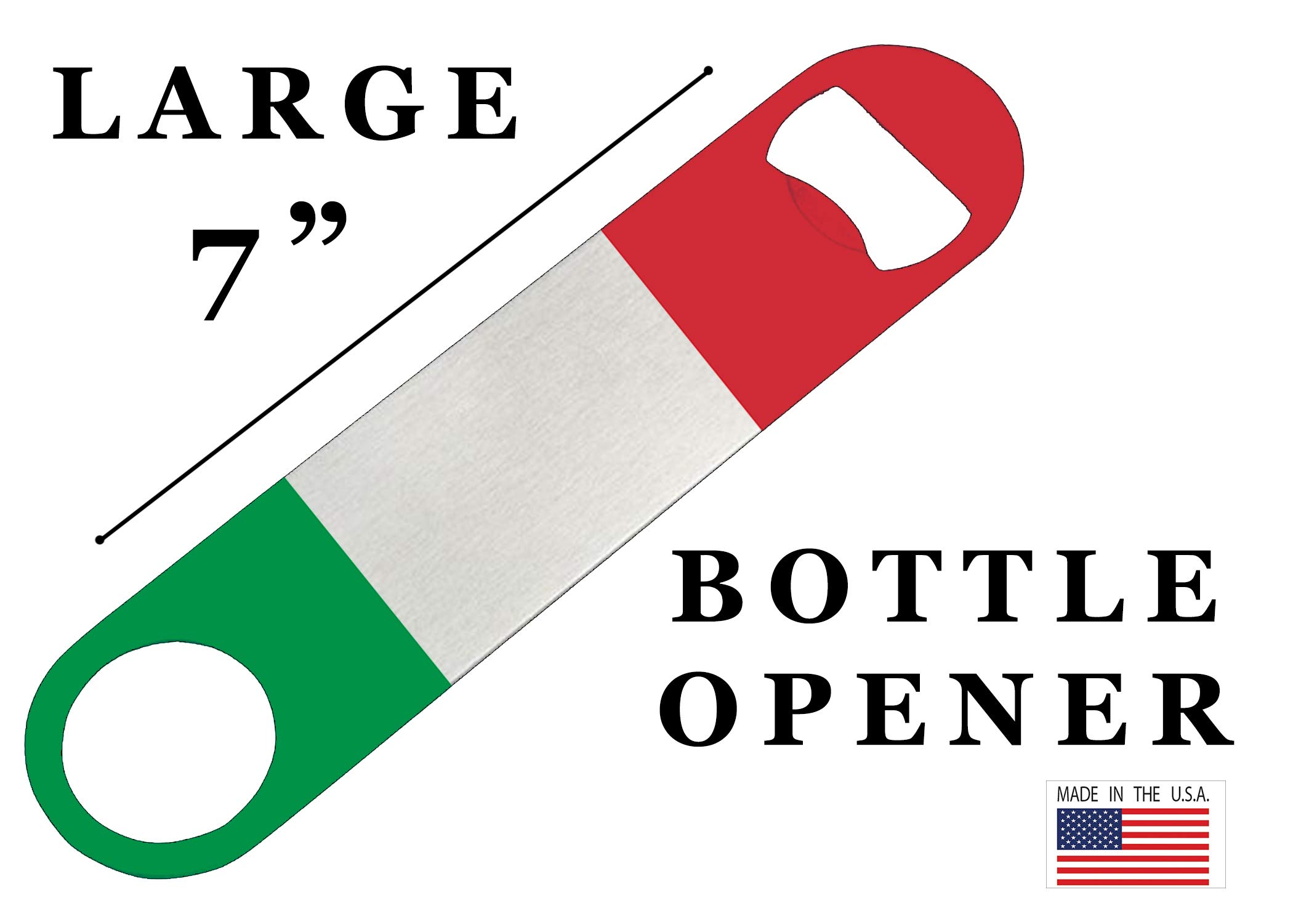 Italy Italian Flag Speed Bottle Opener Heavy Duty Gift