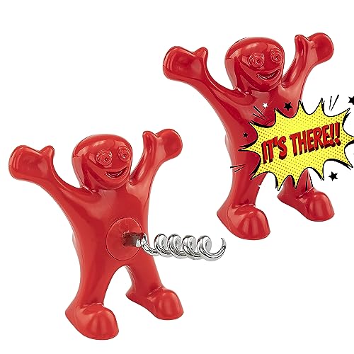 Fairly Odd Novelties 2-Pack Sir Perky Wine Corkscrew/Bottle Stopper