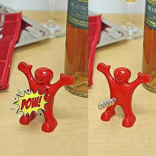 Fairly Odd Novelties 2-Pack Sir Perky Wine Corkscrew/Bottle Stopper