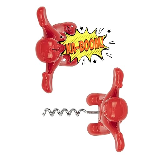 Fairly Odd Novelties 2-Pack Sir Perky Wine Corkscrew/Bottle Stopper