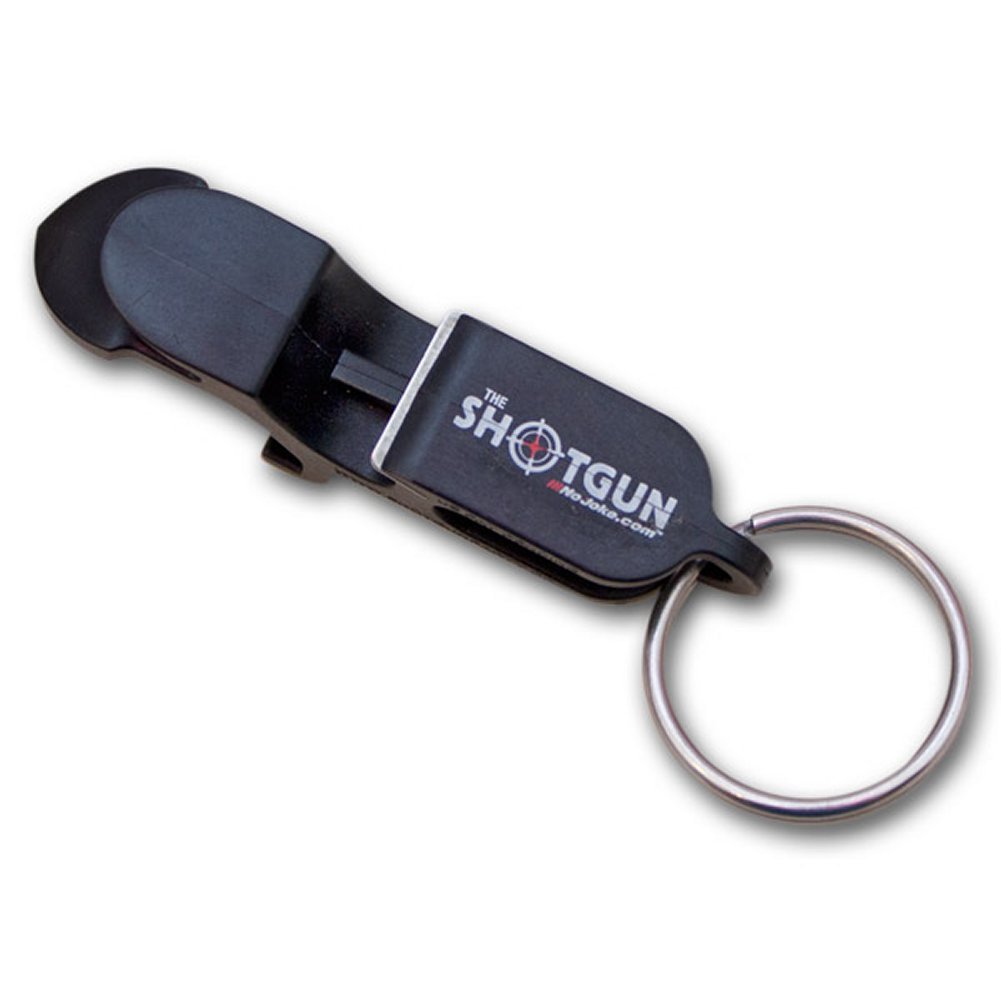 Dawpet Drink Easy Shotgun Keychain All in One Bottle Opener & Shotgunner w/ Tap Popper