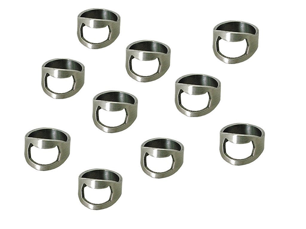 La Tartelette Bottle Opener Ring Bar Tools Beer Opener - 10 Pcs