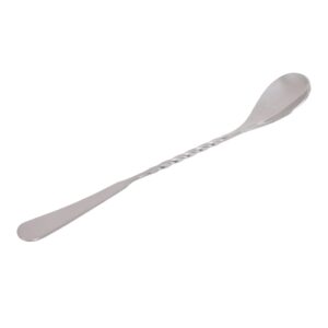 thirsty rhino skede, 8 inches professional bar cocktail mixing spoon, stainless steel (set of 2)