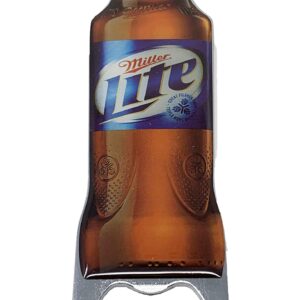 Official Miller Lite Bottle Opener Metal 7" Long