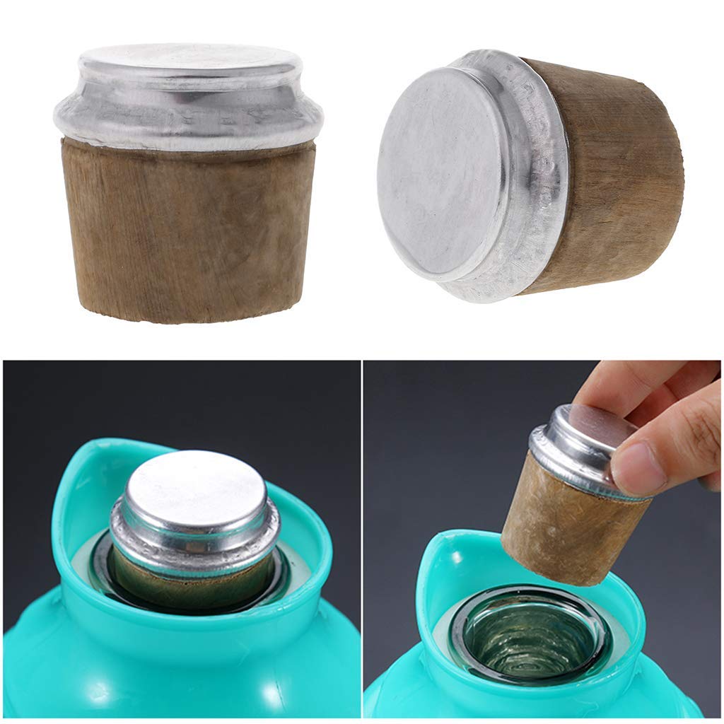 U-M pulabo 40mm Bottom Diameter Wood Thermos Bottle Cork Plug Lid Cap Stopper Kettle Parts Superiorâ€‚Quality and Creative Beautiful