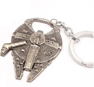 new star wars millennium falcon metal alloy bottle opener & keychain