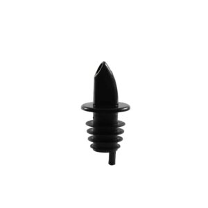 thunder group black free flow liquor pourer, comes in pack of 12