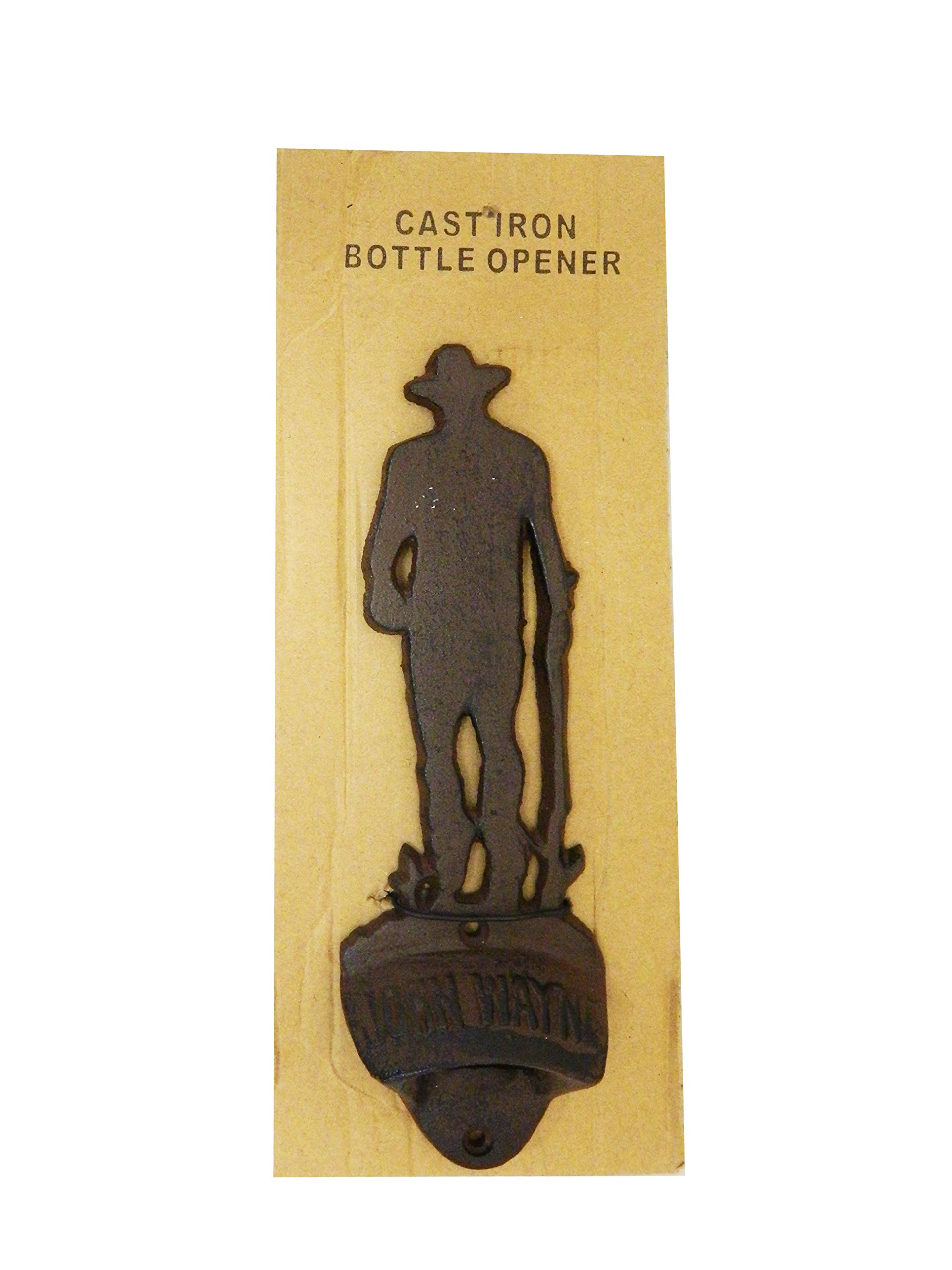 John Wayne Bottle Opener Cast Iron