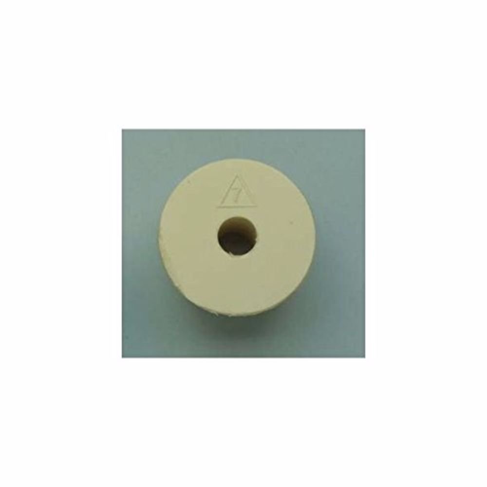 Rubber Stopper- Size 7- Drilled