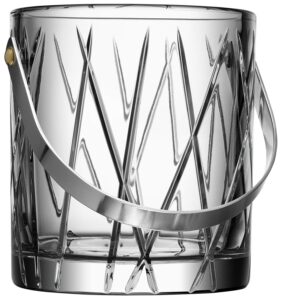 orrefors city ice bucket, clear