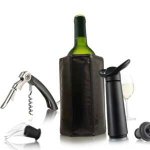 Vac-U-Vin Special Edition Wine Essentials Giftset, Standard, Black