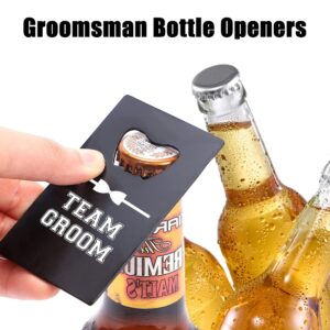 YUUNEI-HOME Groomsmen Bottle Opener 8 Pack, Groomsmen Gifts for bachelor party, bachelor gifts