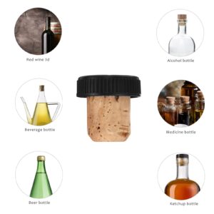 Hemoton 12pcs Cork Wedding Decor Wine Bottle Supplies Kitchen Beverage Stopper Red Wine Plug Bottle Plug Wine Bottle Stoppers Beverage Bottle Stopper Wood Straight Mouth Wine Bottle Cap