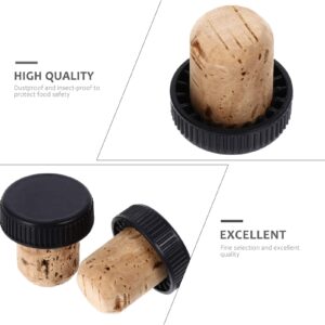 Hemoton 12pcs Cork Wedding Decor Wine Bottle Supplies Kitchen Beverage Stopper Red Wine Plug Bottle Plug Wine Bottle Stoppers Beverage Bottle Stopper Wood Straight Mouth Wine Bottle Cap