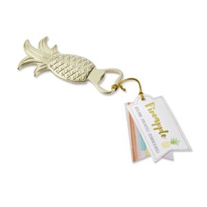 kate aspen gold pineapple bottle opener