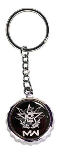 call of duty modern warfare bottle opener keychain (east skull)