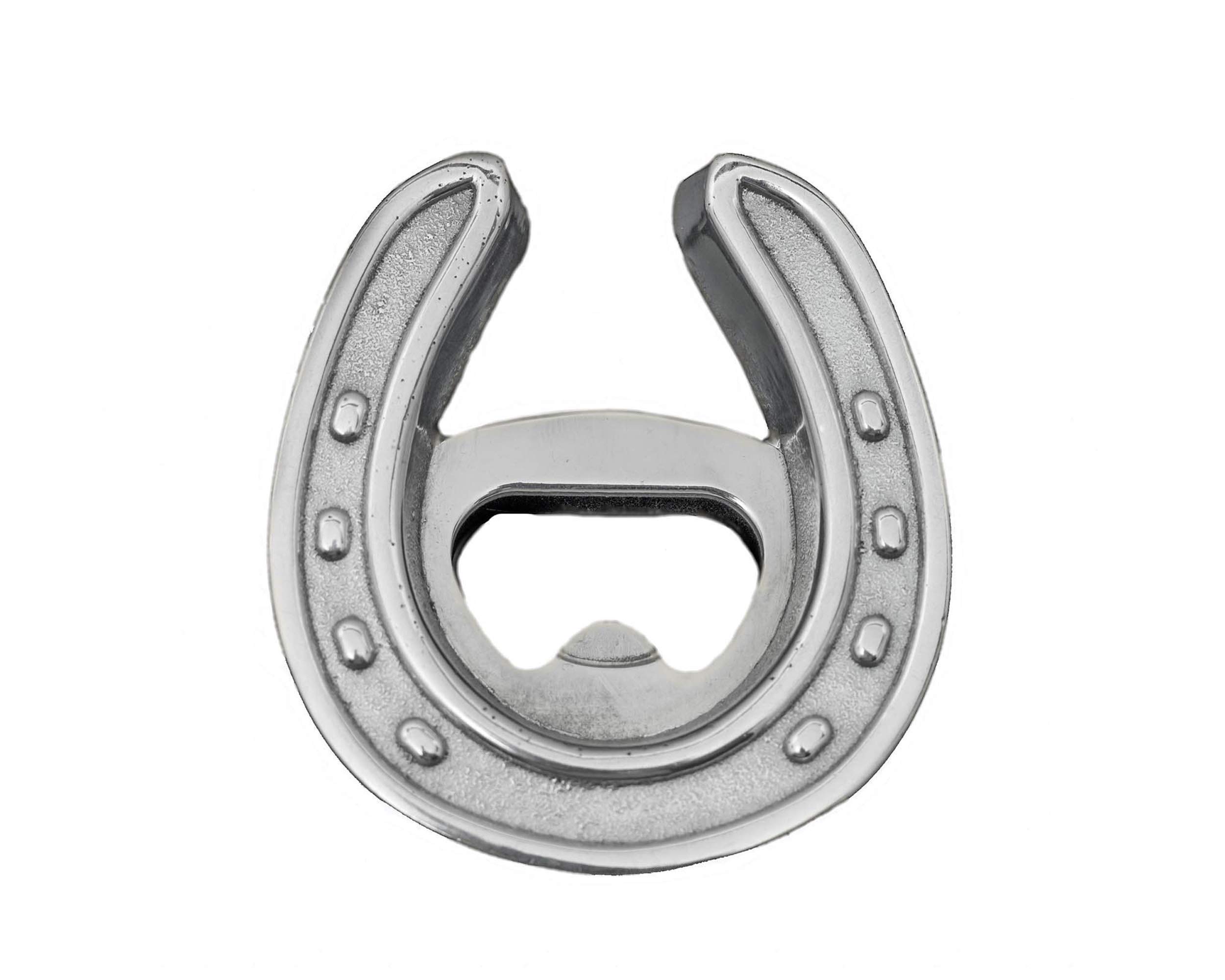 Arthur Court Designs Aluminum Western Lucky Horseshoe Bottle Opener 3 inch Long