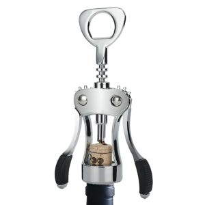 new upgraded 2021: classic wing corkscrew wine opener / premium, multi-functional, restaurant professional waiter and bartenders best wine bottle opener. the wing corkscrew double hinged wine opener