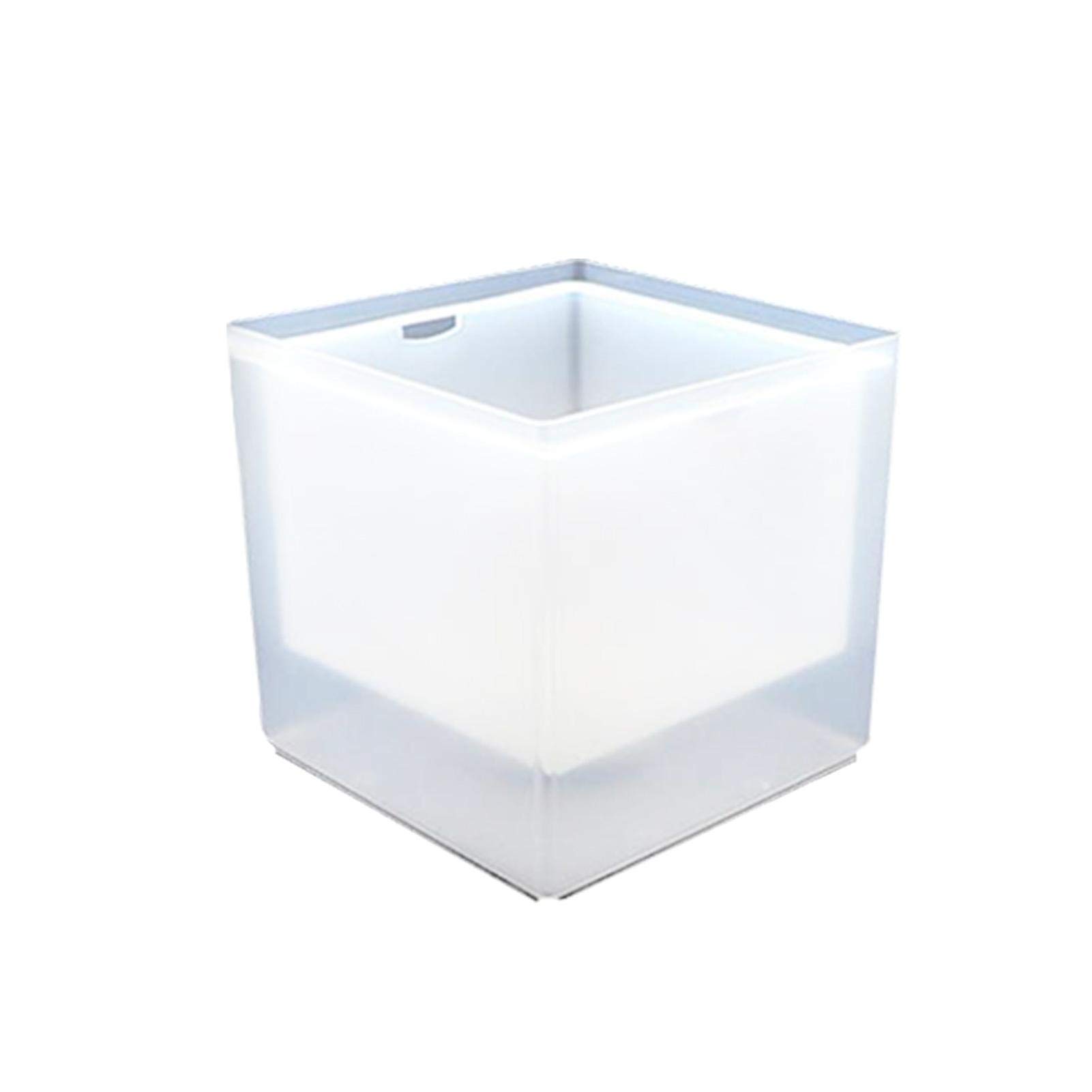 LED Ice Bucket, 3.5L Large Capacity LED Waterproof with Multi Color Changing Double Layer Square Champagne Wine Drinks Beer Bucket for KTV Party Bar Home Wedding