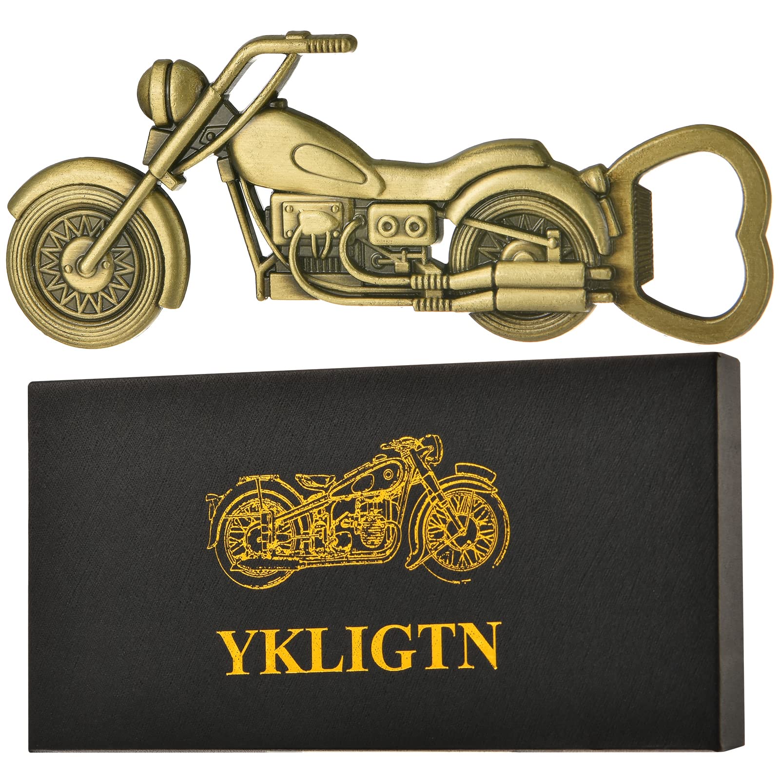 YKLIGTN Chrisrmas Gifts Motorcycle Bottle Opener Gifts for Men Fathers Day Valentine's Day or Christmas for Dad/Husband/Boyfriend (1)