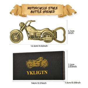 YKLIGTN Chrisrmas Gifts Motorcycle Bottle Opener Gifts for Men Fathers Day Valentine's Day or Christmas for Dad/Husband/Boyfriend (1)