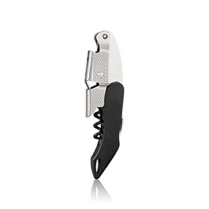 sommelier black professional corkscrew by true