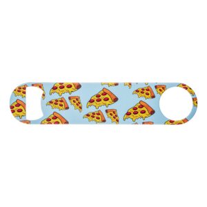 Pizza Pattern Powder Coated Steel Bottle Opener